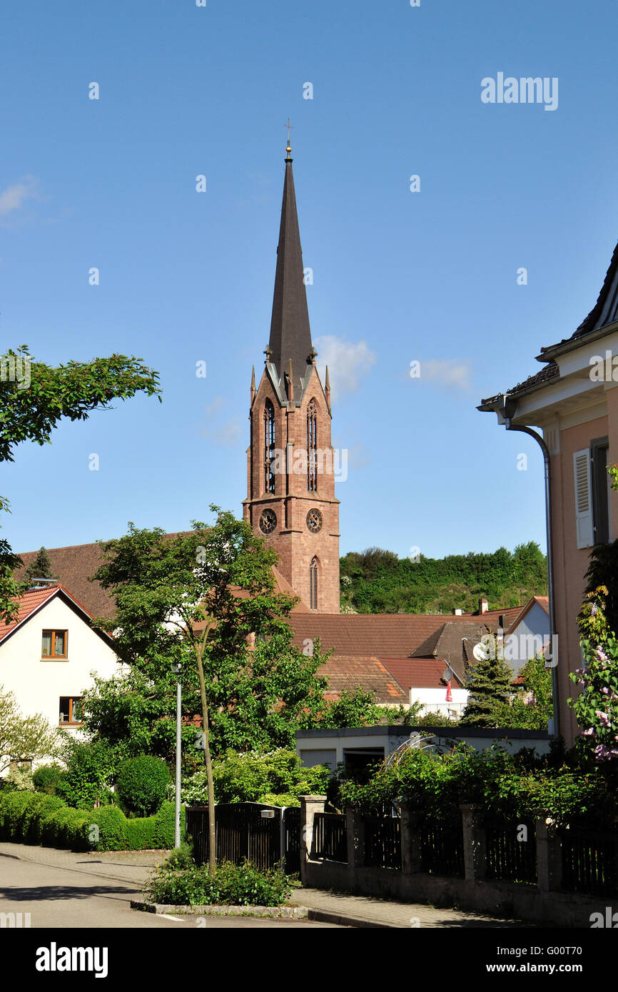 Little german church Stock Photo - Alamy