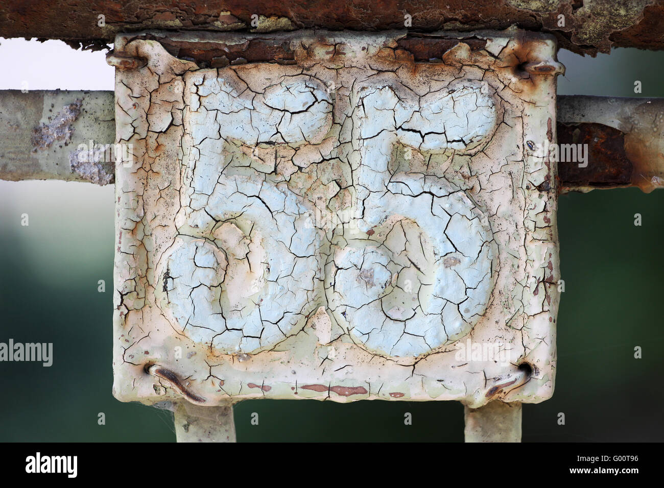 House number on a wall Stock Photo - Alamy