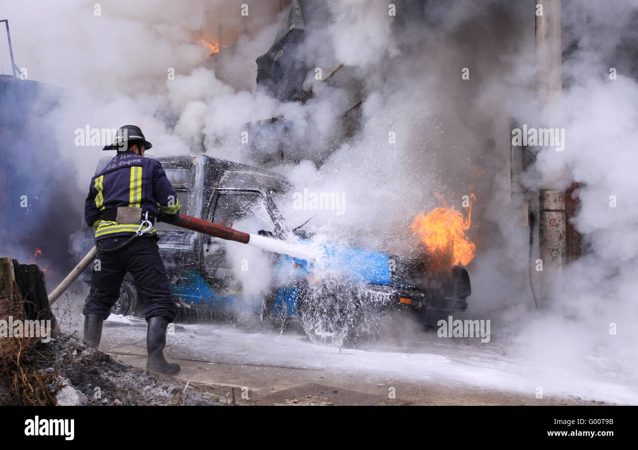 Fire fighting suit hi-res stock photography and images - Alamy