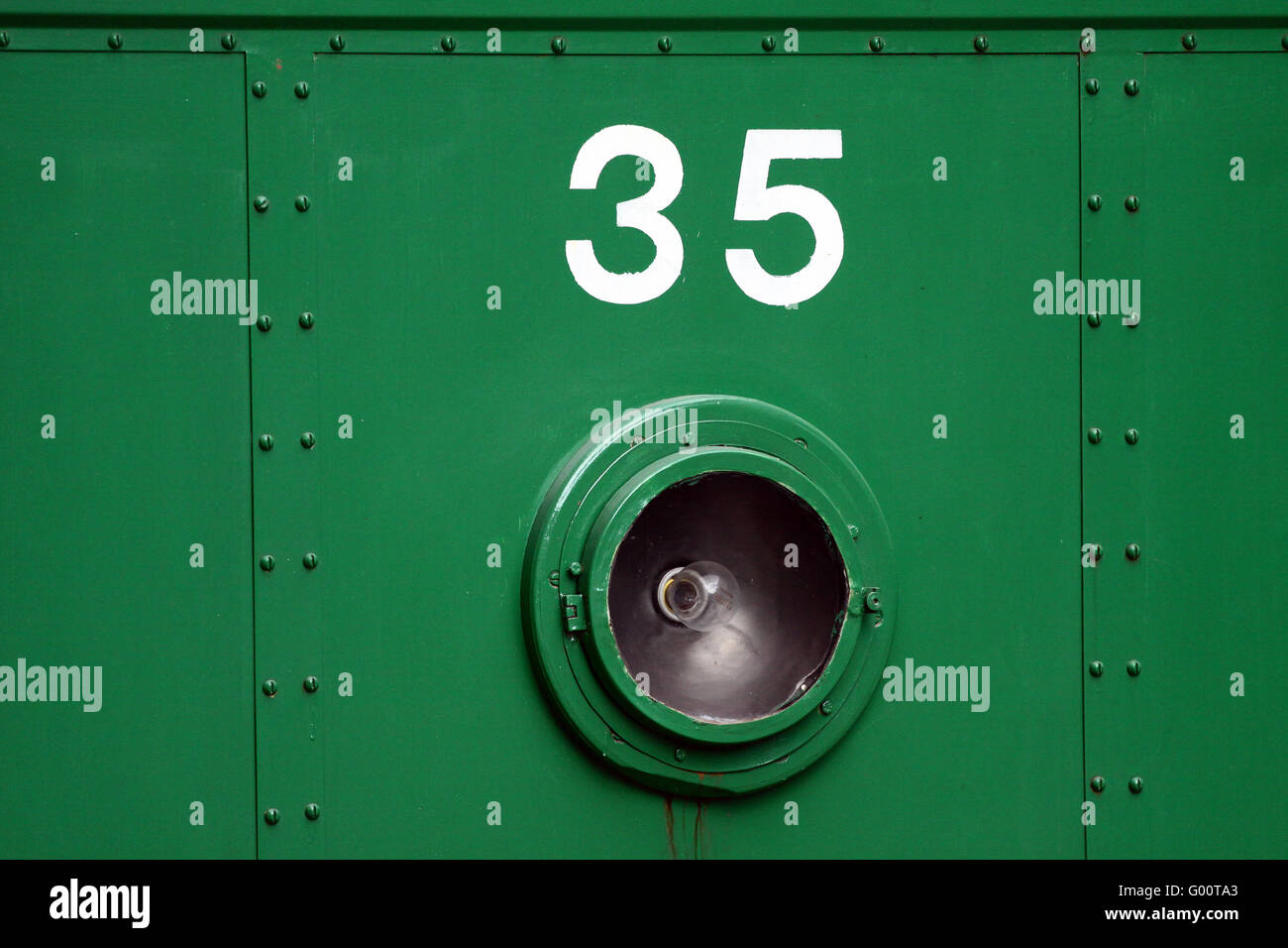 Numbers on the train Stock Photo - Alamy