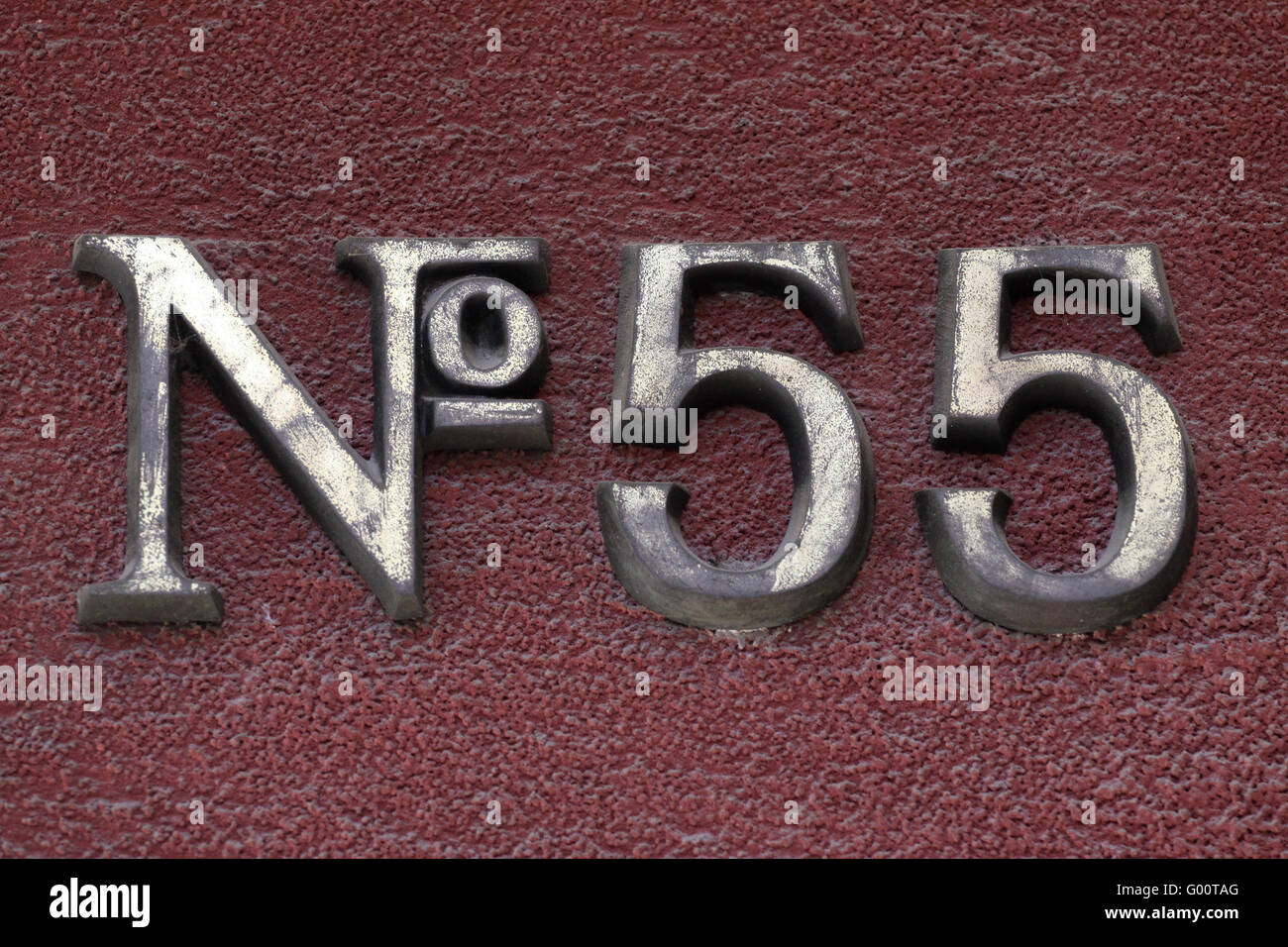 House number signs hi-res stock photography and images - Alamy