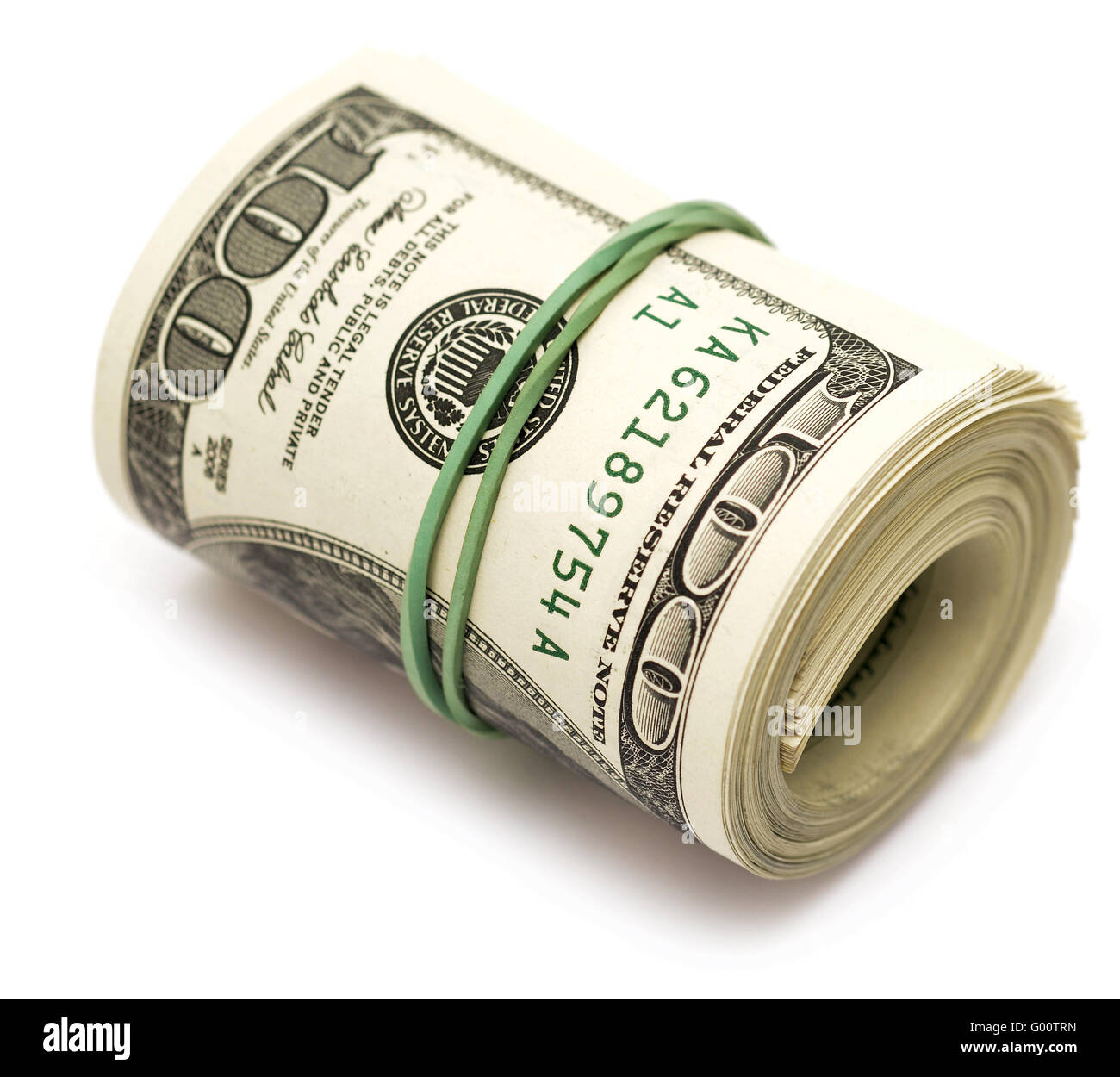 roll of dollars Stock Photo - Alamy