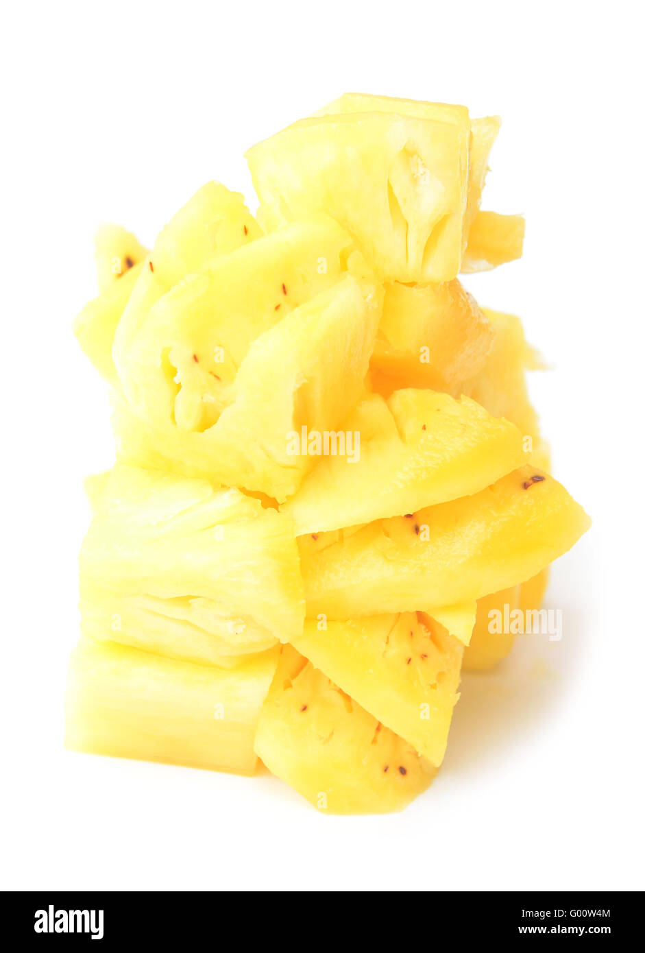 Fresh pineapple chunks hi-res stock photography and images - Alamy