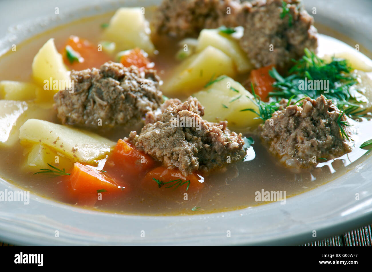 Sodd is a traditional Norwegian soup-like meal with mutton and ...