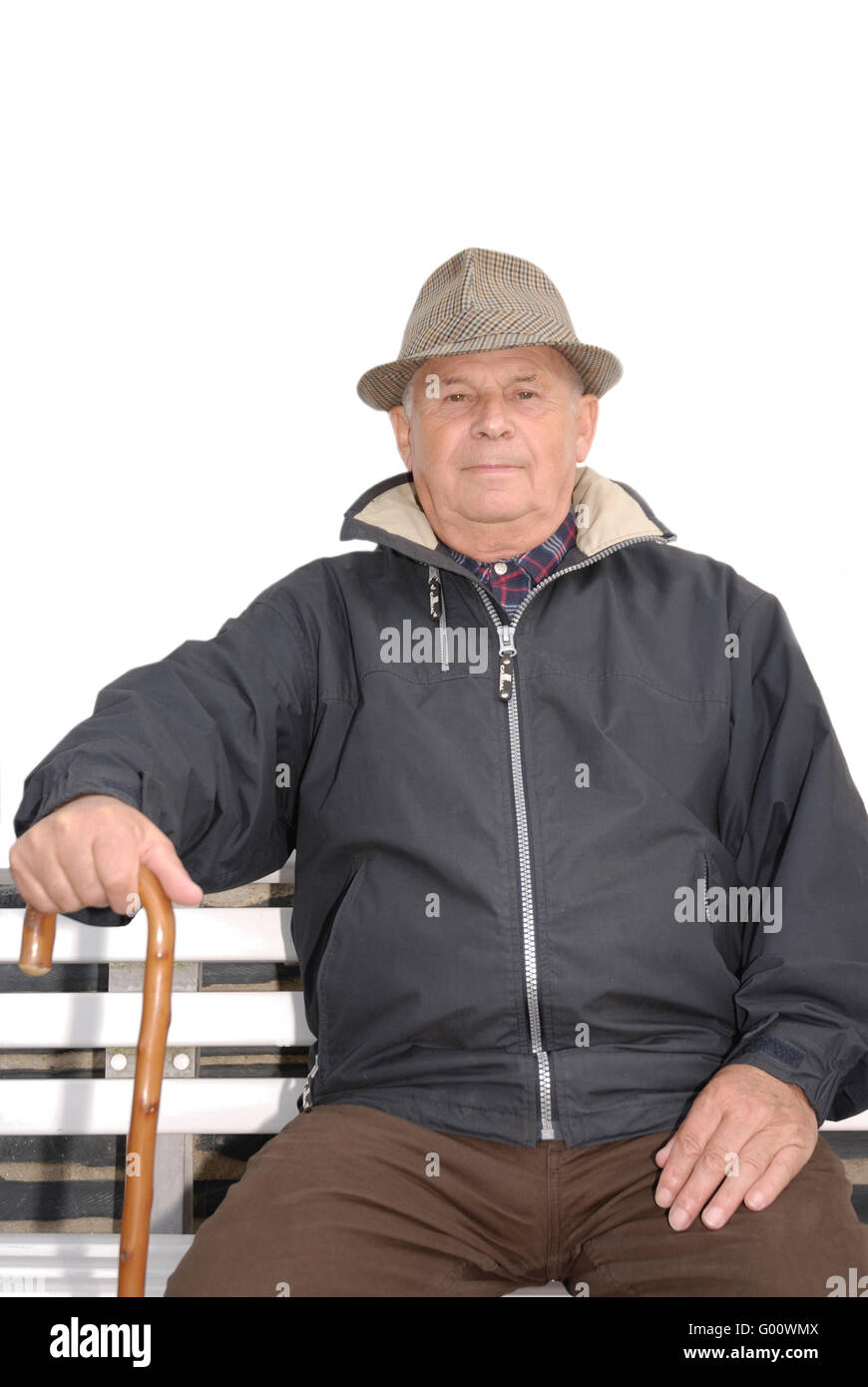 Pension older man hi-res stock photography and images - Alamy