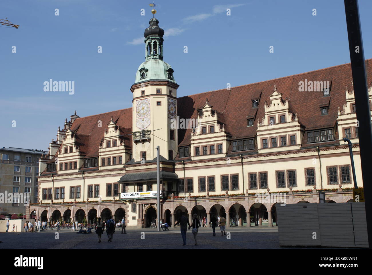 Leipzig, Old Town, Old Town Hall Stock Photo - Alamy
