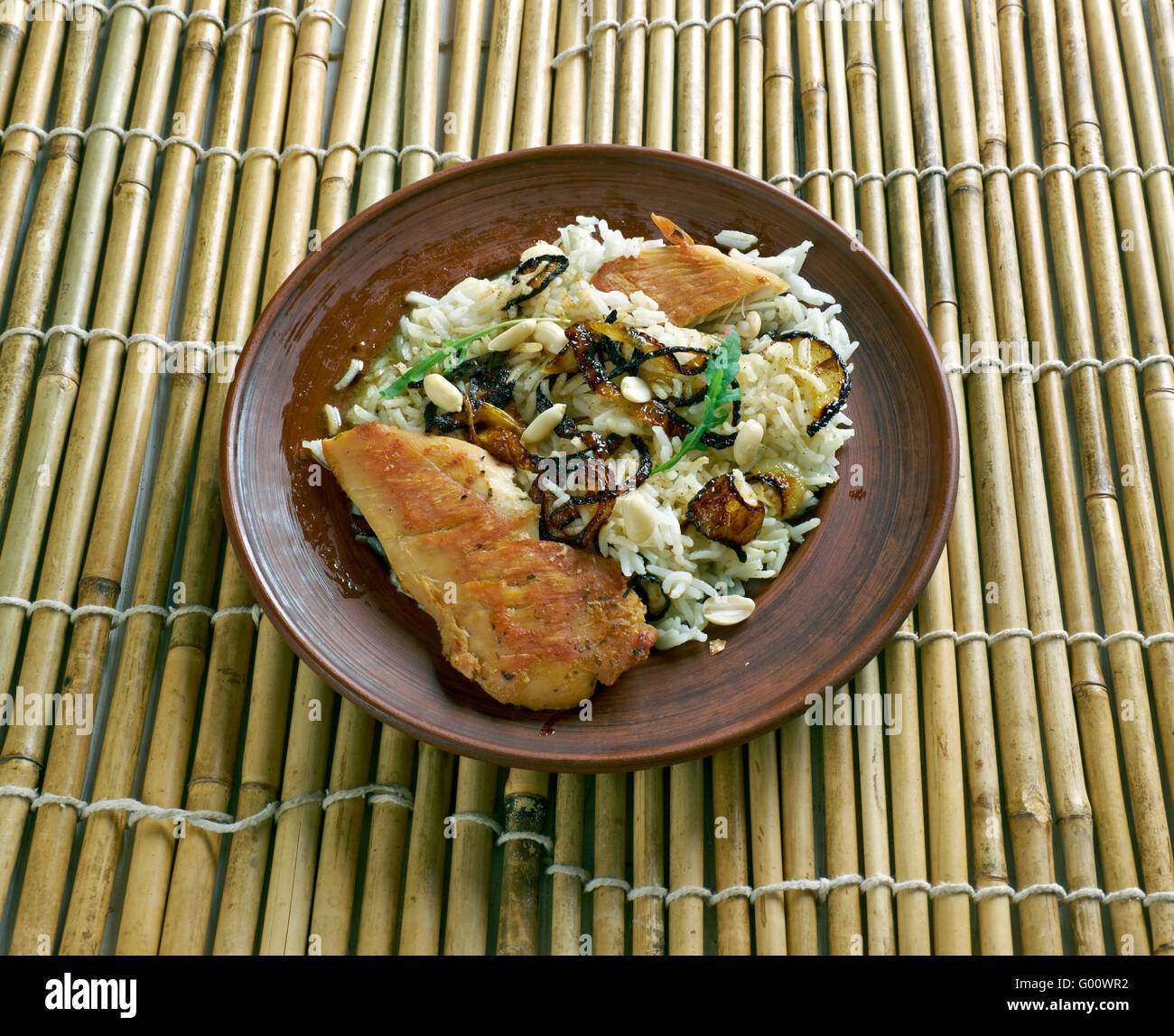 Thalassery Chicken biryani - rice-based dish blended with spices and ...