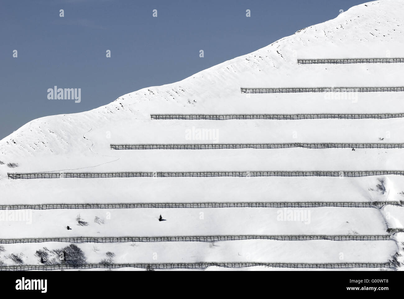anti avalanche structure Stock Photo - Alamy