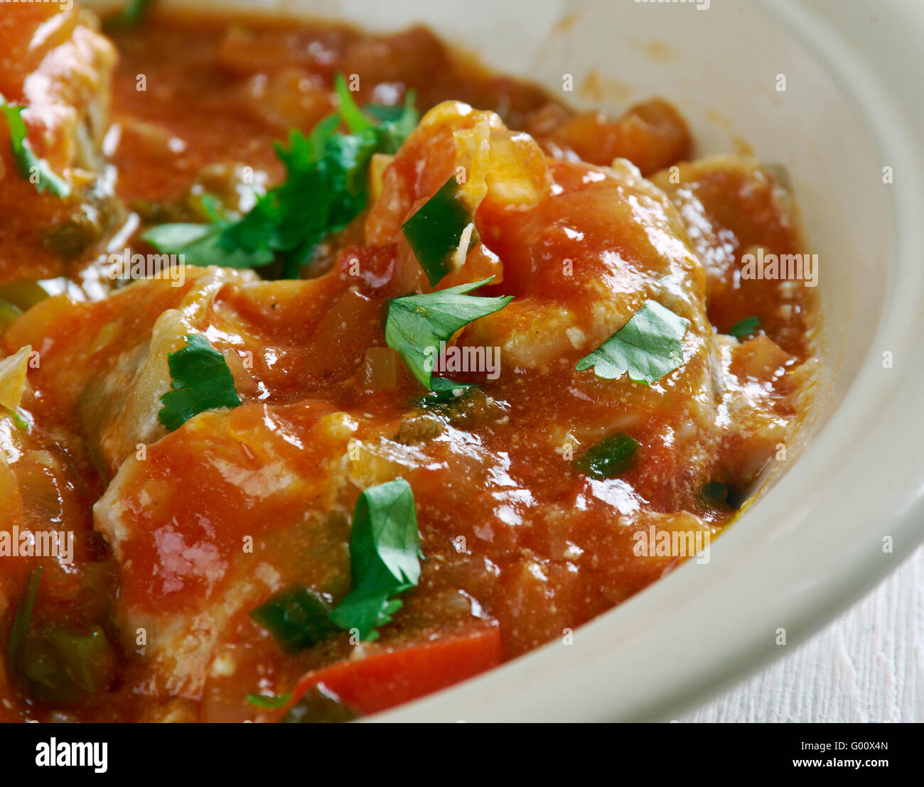Malu Mirisata - spicy Sri Lankan fish curry Stock Photo - Alamy