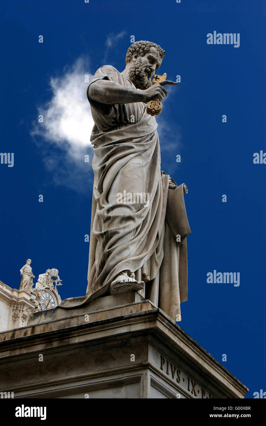 St peters basilica peters platz hi-res stock photography and images - Alamy