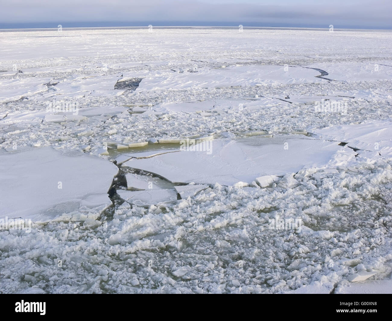 Arctic ocean pack ice sea pattern hi-res stock photography and images ...