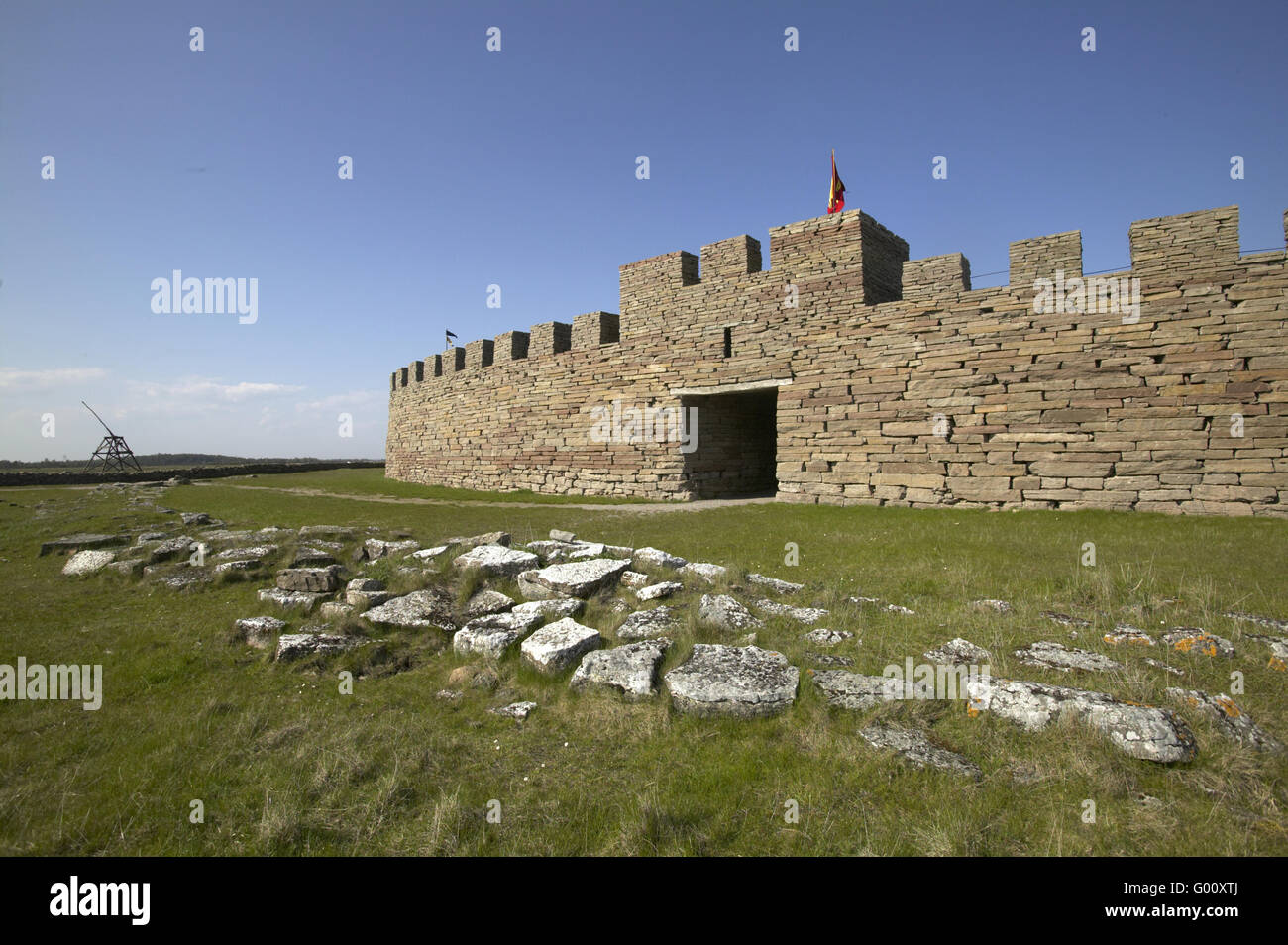 Viking castle hi-res stock photography and images - Alamy