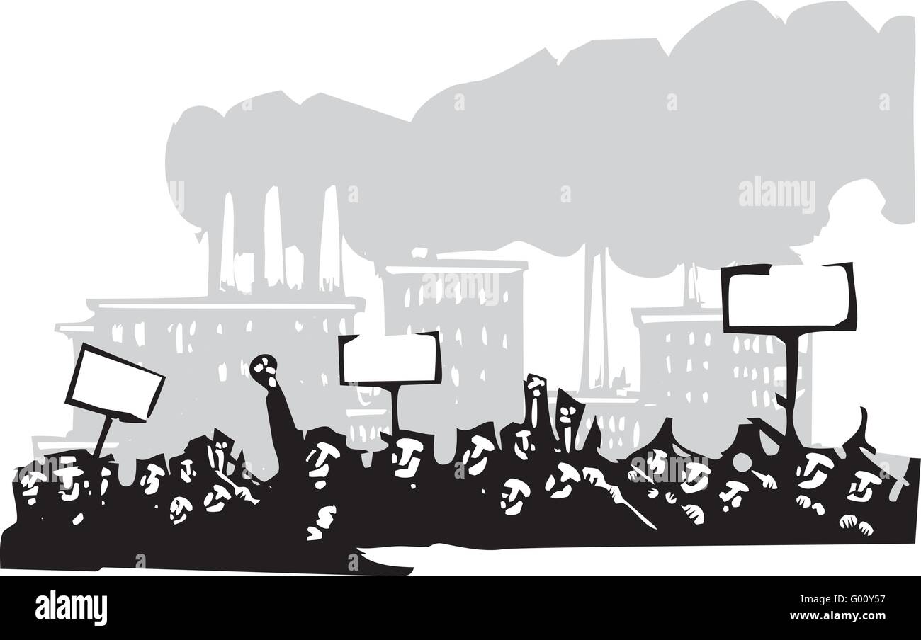 Riot crowd Stock Vector Images - Alamy