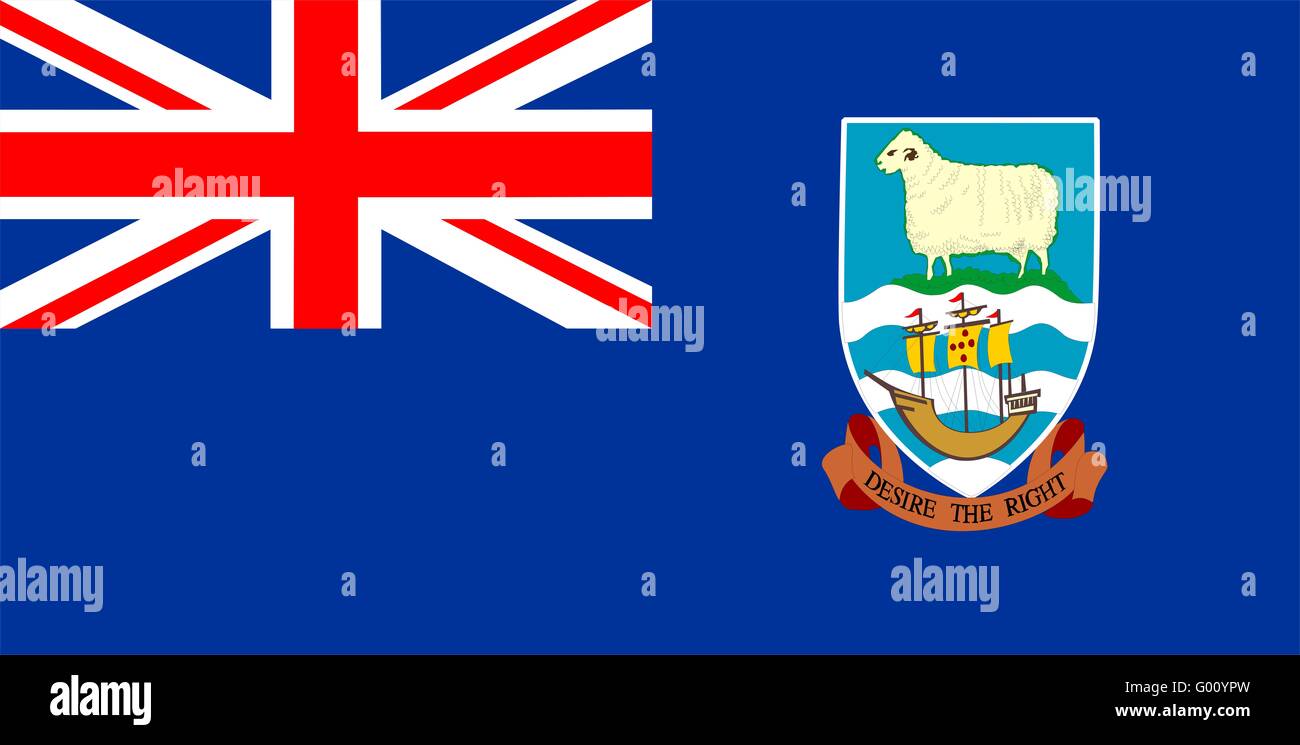 Flag of the falkland islands hi-res stock photography and images - Alamy