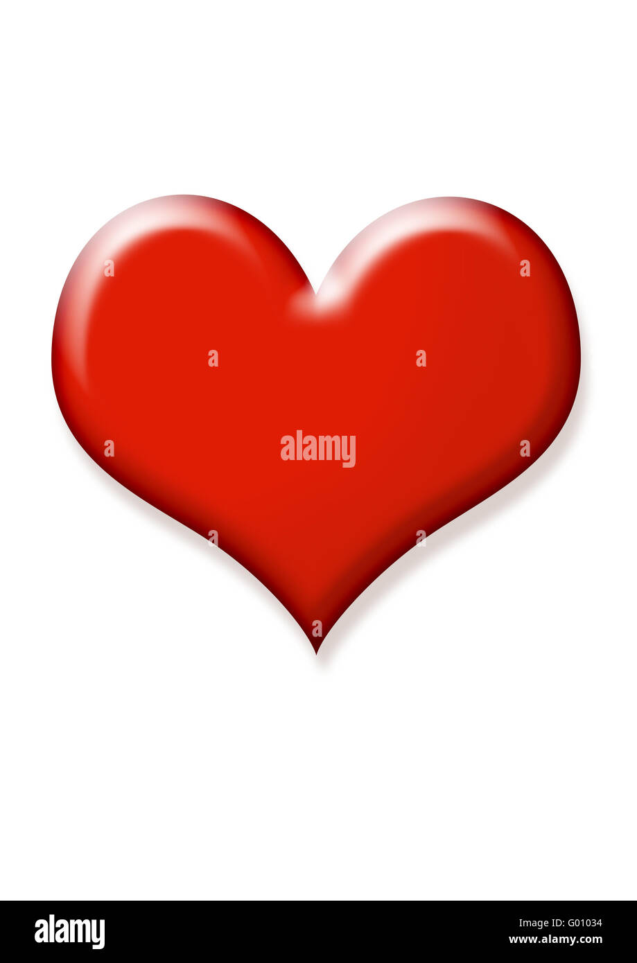 Rotes herz symbol hi-res stock photography and images - Alamy