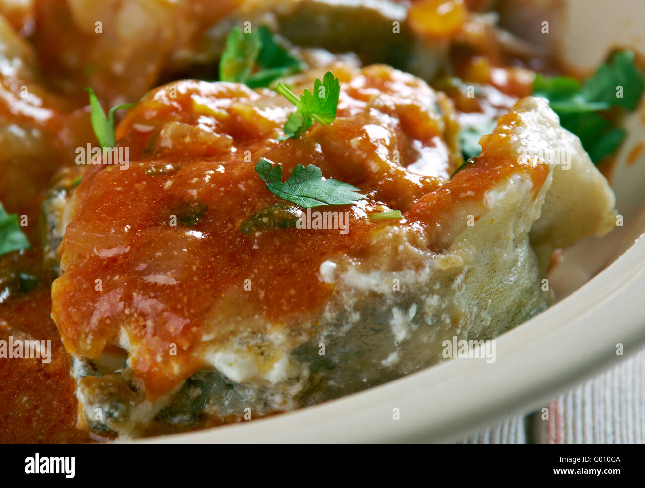 Malu Mirisata - spicy Sri Lankan fish curry Stock Photo - Alamy