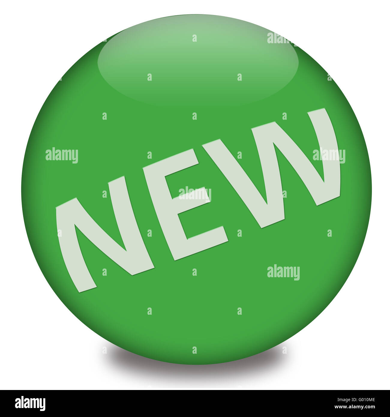New Button 006 Stock Photo - Alamy