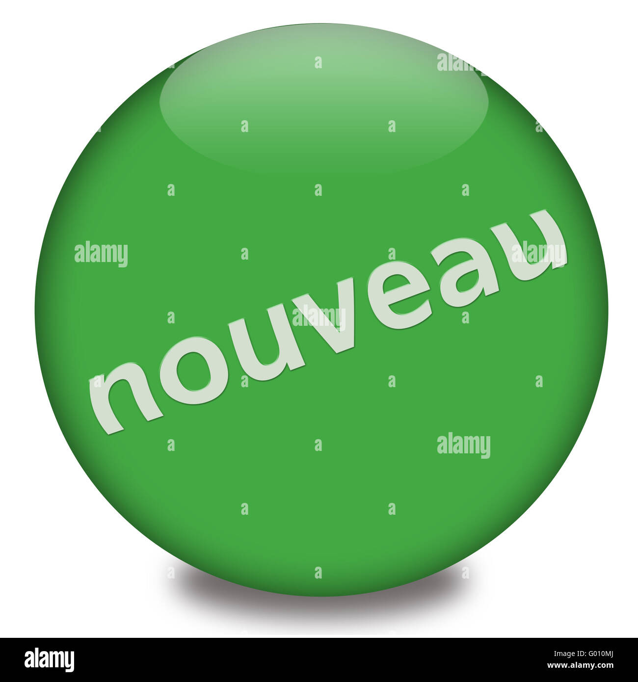 New Button 001 Stock Photo - Alamy
