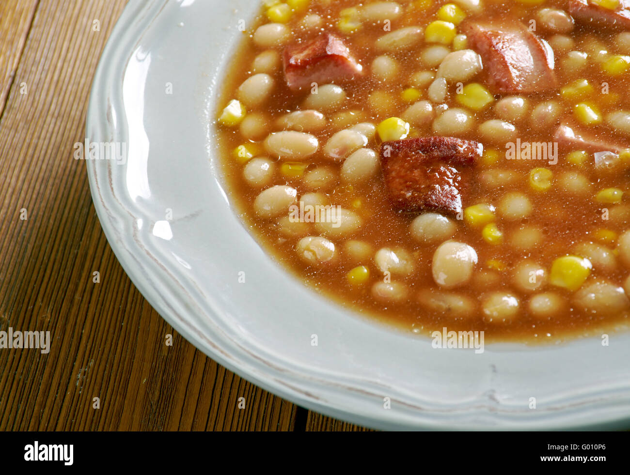 Tihove - Stew of corn beans and peanut butter.African cuisine Stock ...