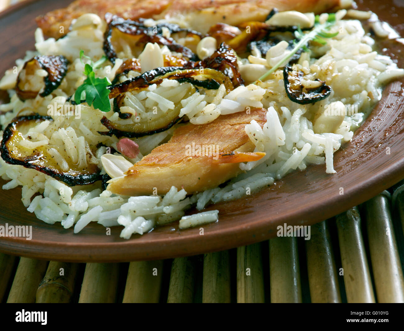 Thalassery Chicken biryani - rice-based dish blended with spices and ...