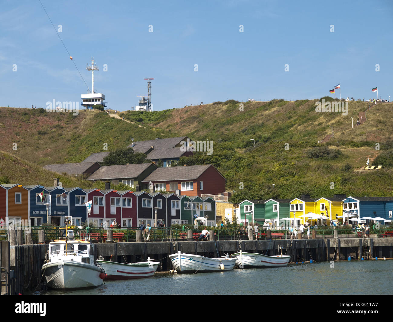 Heligoland Harbour Mile, Germany Stock Photo - Alamy