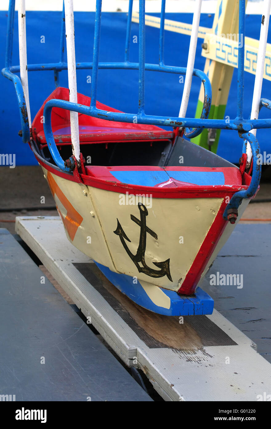 Pirate ship amusement ride Stock Photo - Alamy