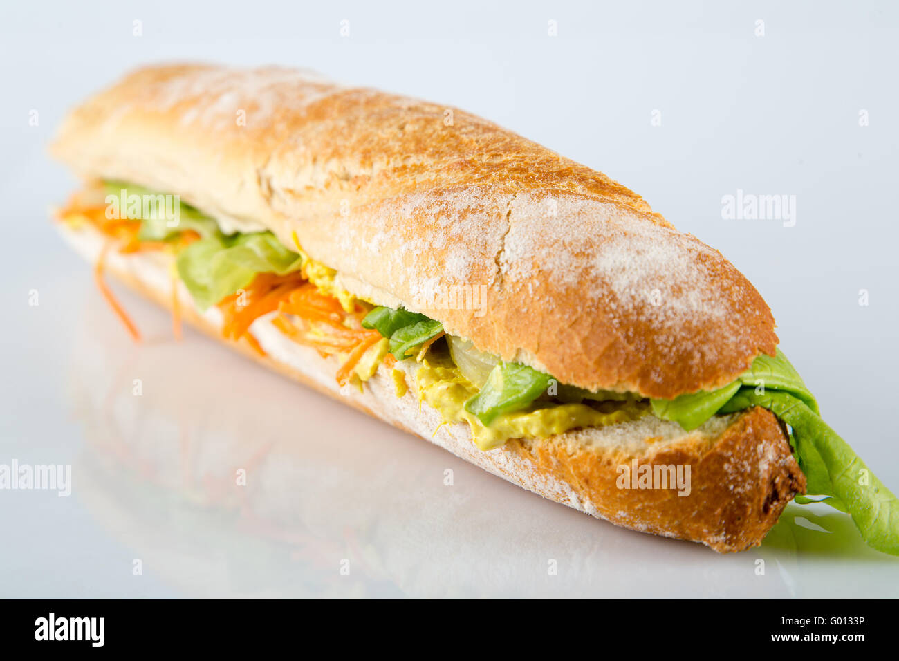 Chicken curry sandwich Stock Photo - Alamy