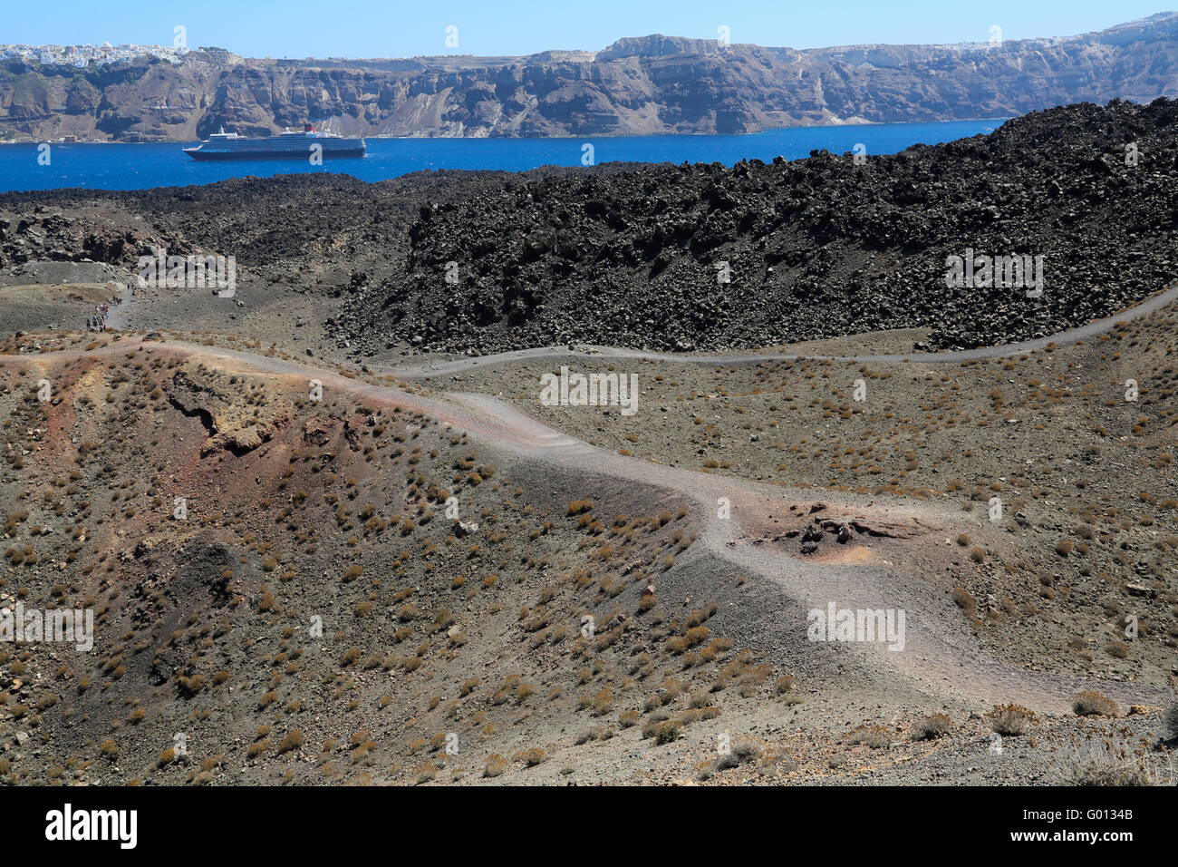 Santorini Volcano Eruption High Resolution Stock Photography and Images ...