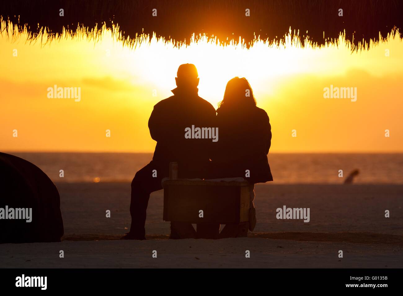 Honeymoon beach sunset hi-res stock photography and images - Alamy