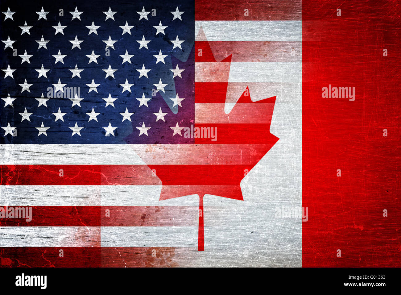 USA and Canada Stock Photo - Alamy