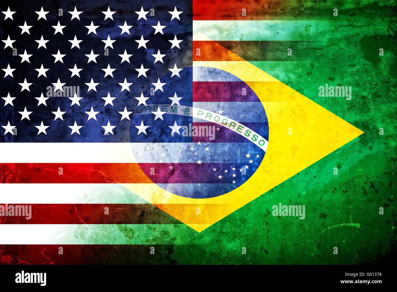USA and Brazil Stock Photo - Alamy