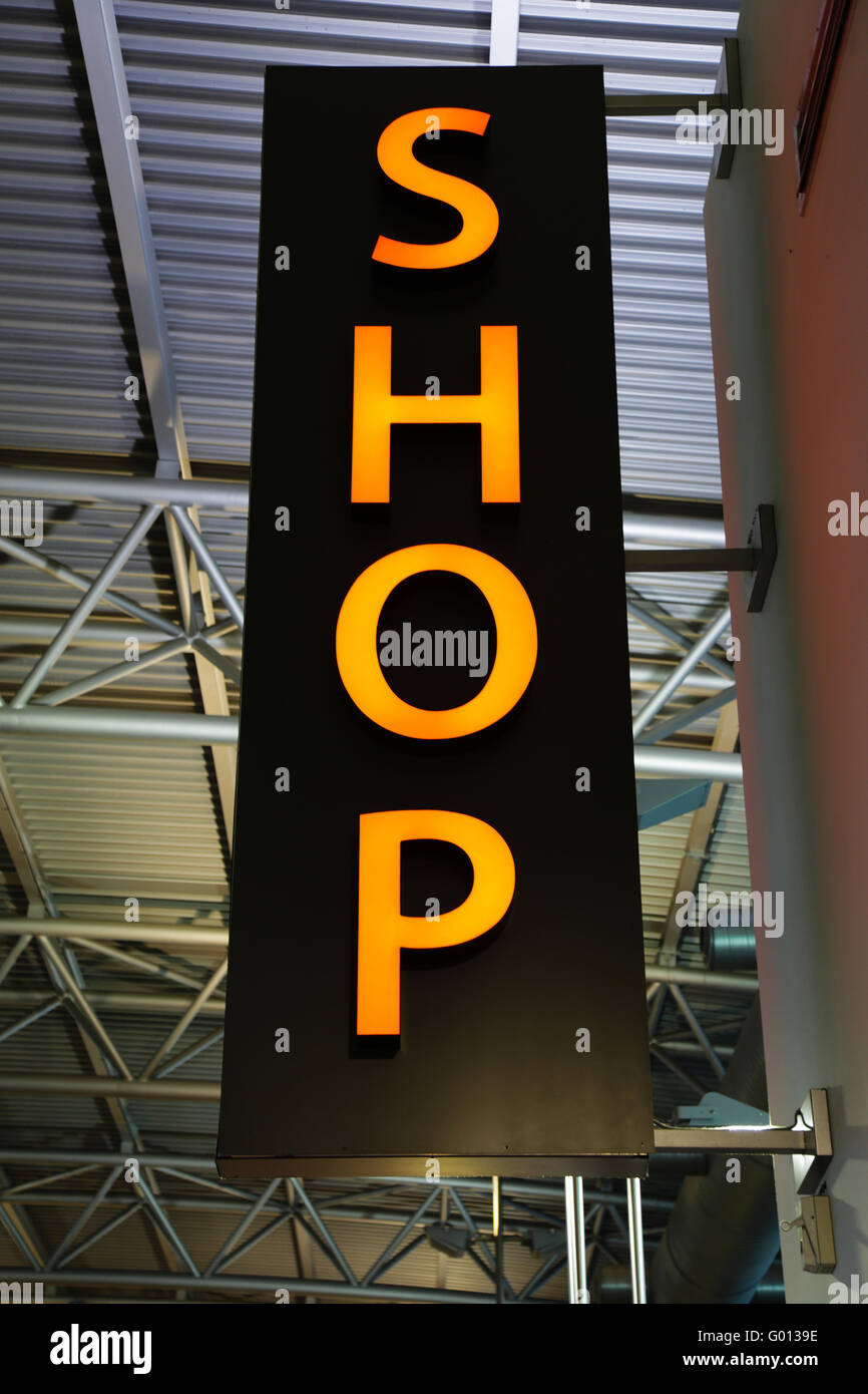 Neon Shop Signage High Resolution Stock Photography and Images - Alamy