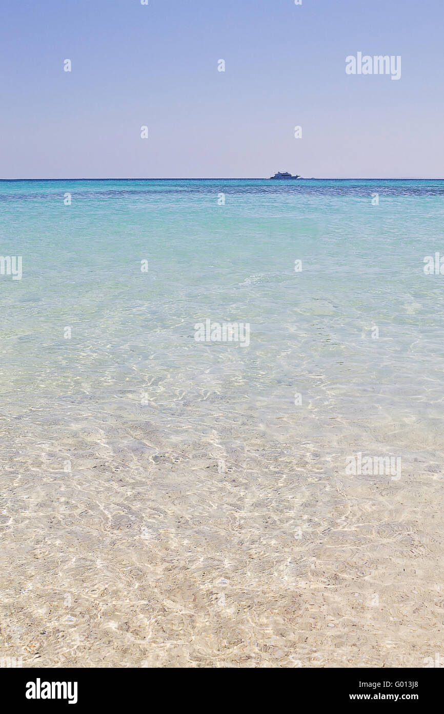 clear water and yellow sand of the Red Sea Stock Photo - Alamy