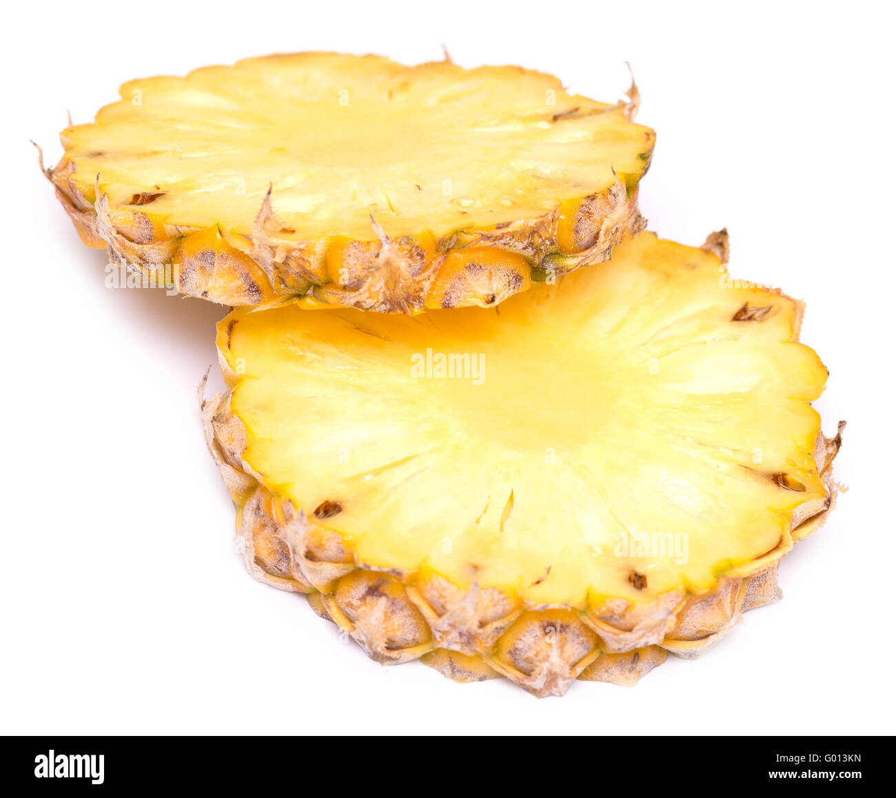Closeup juicy pineapple slices hi-res stock photography and images - Alamy