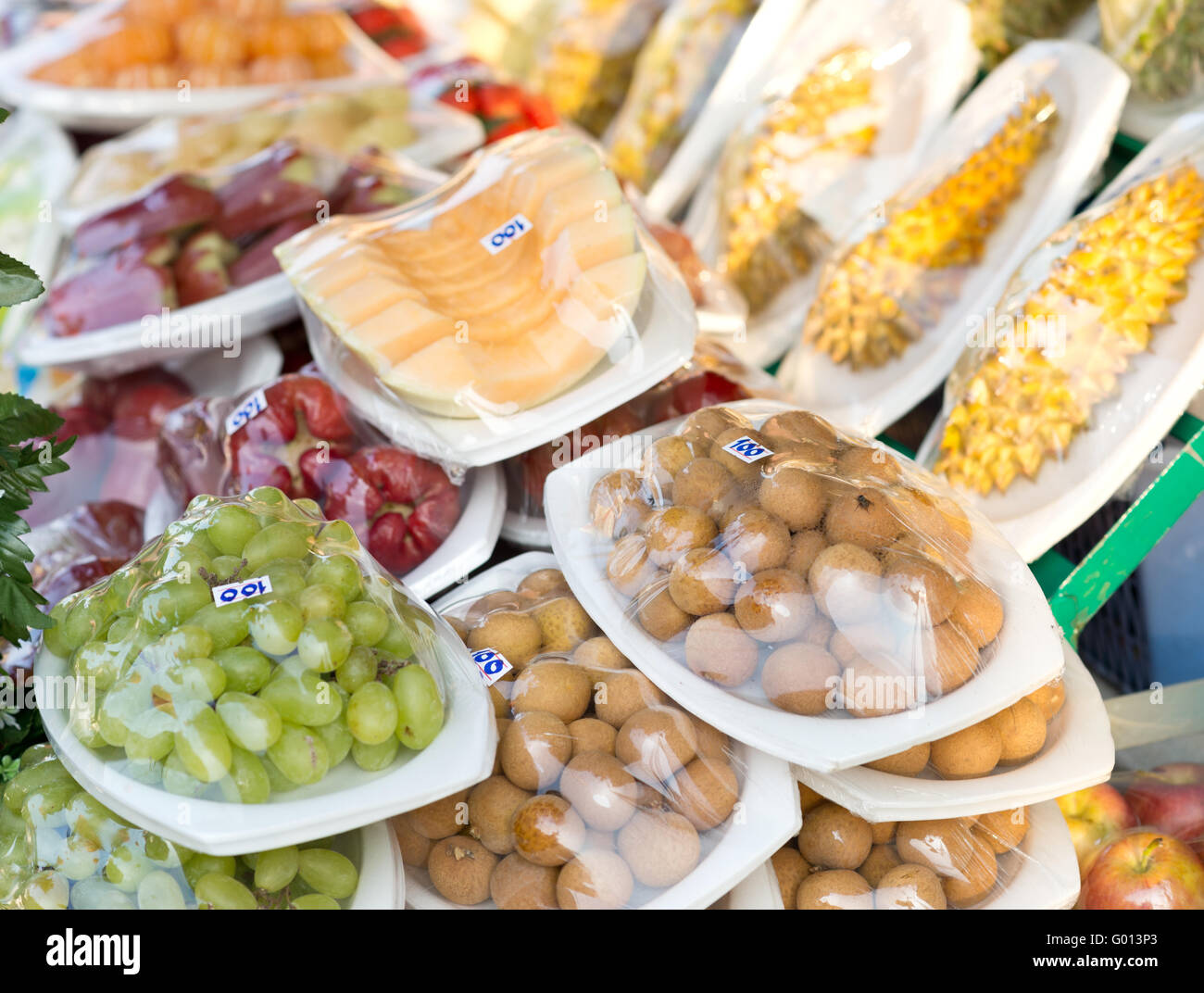 fresh fruits in packing Stock Photo - Alamy