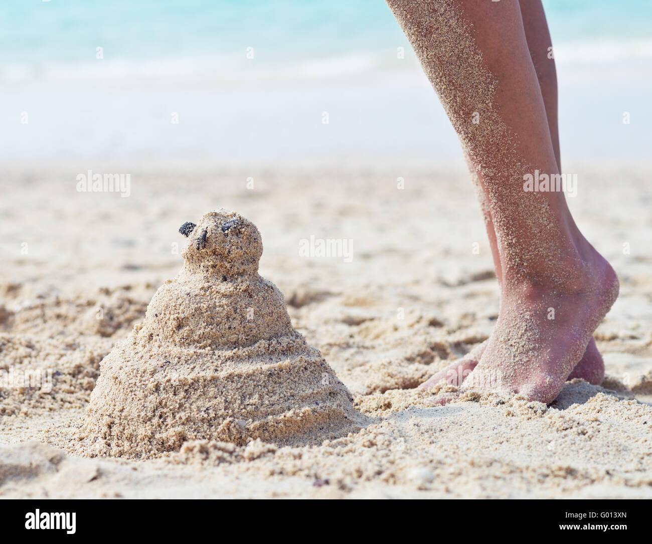 sandy man and legs Stock Photo - Alamy