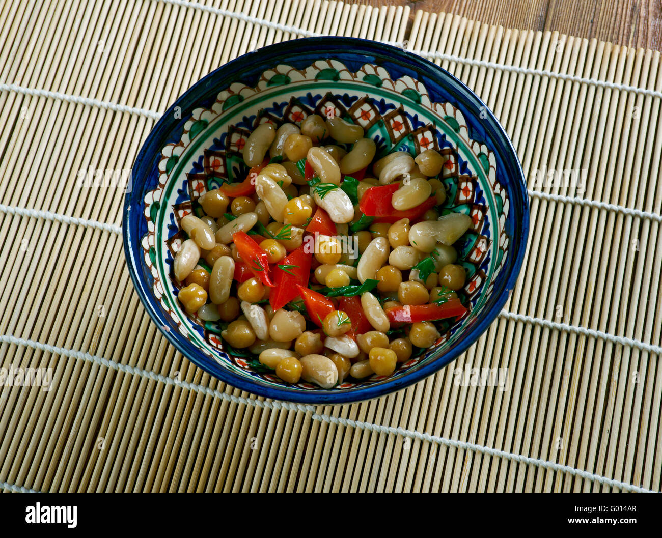 Pakistani Mixed Bean Salad Stock Photo - Alamy