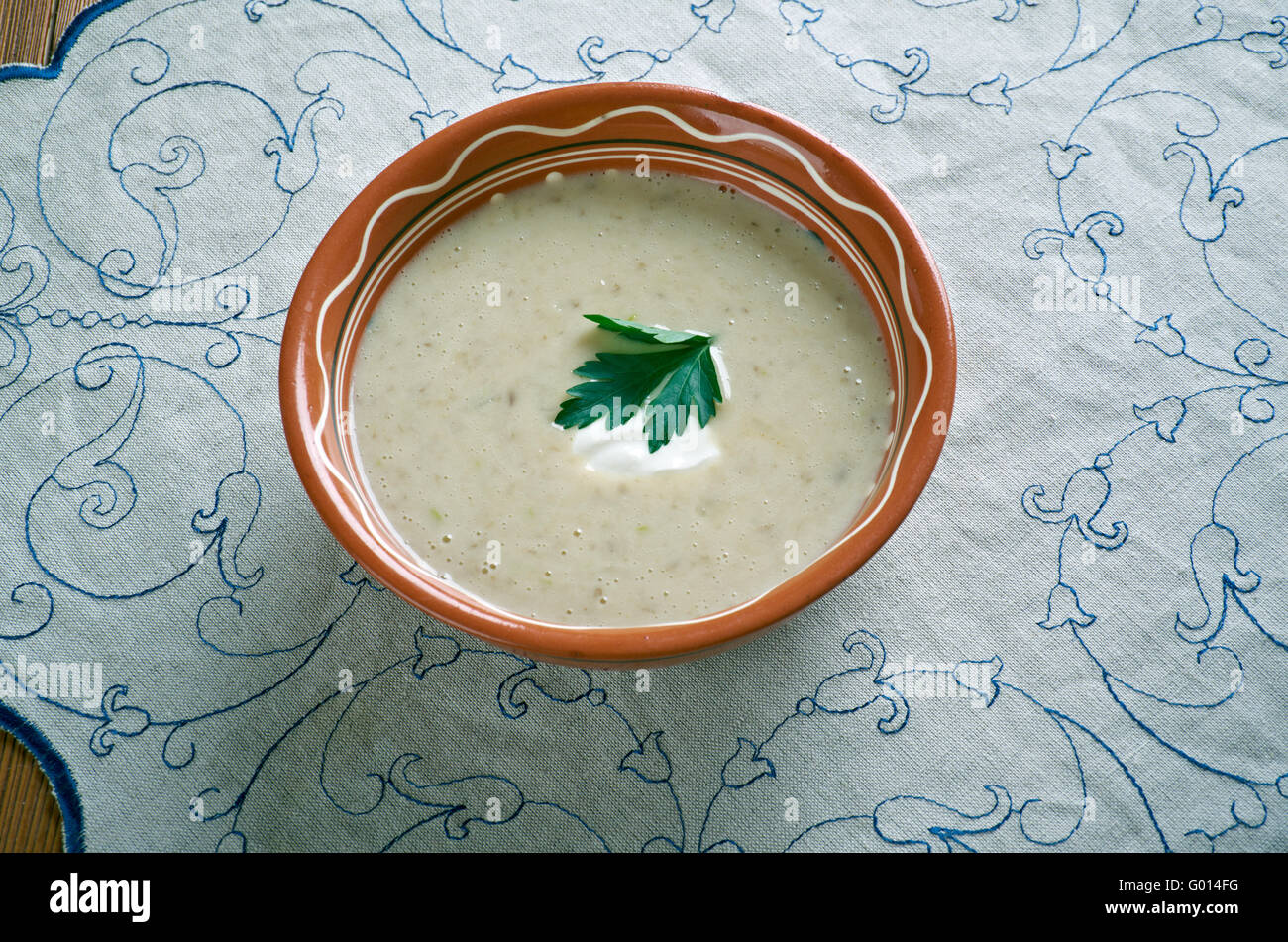 Belarusian soup with mushrooms Stock Photo - Alamy