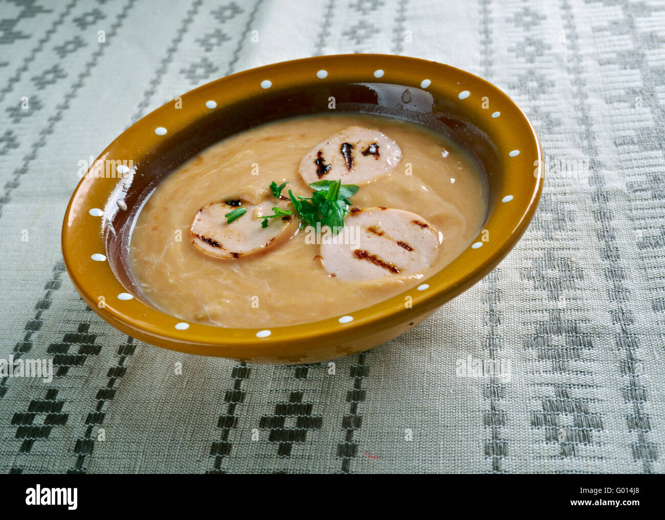 Sour rye soup zur Stock Photo - Alamy
