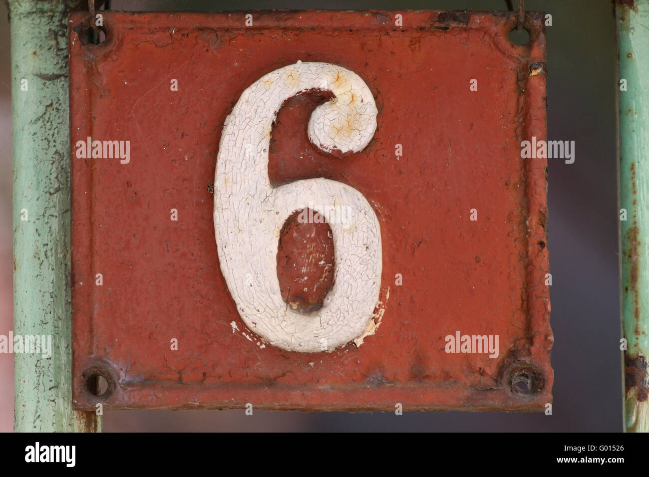 House numbers in different styles and colors Stock Photo - Alamy