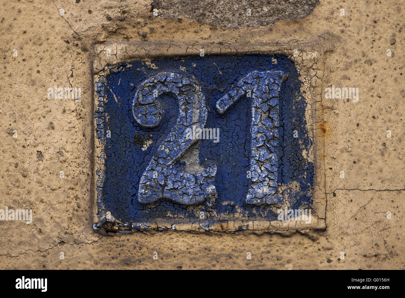 Number one sign blue hi-res stock photography and images - Alamy