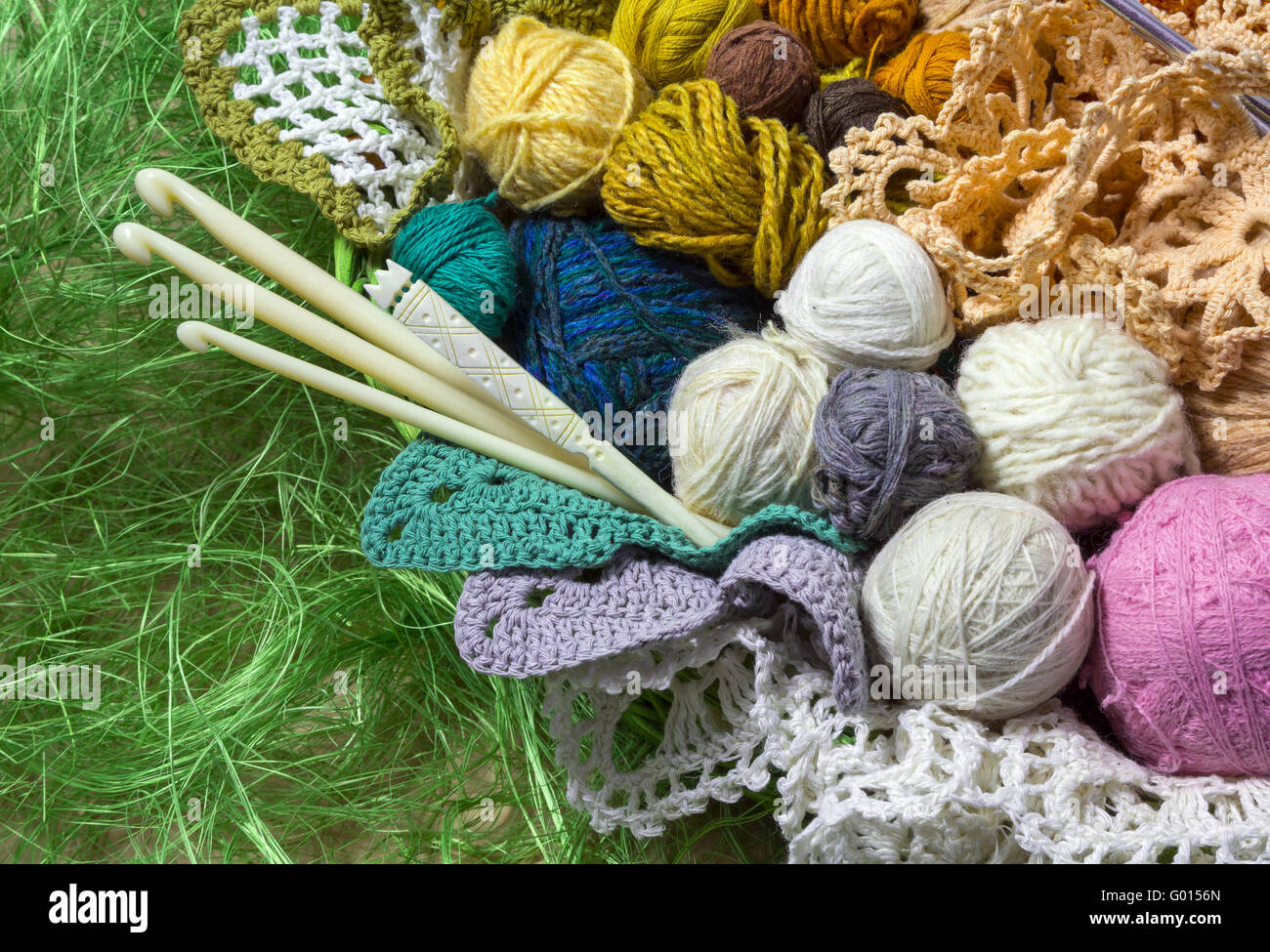 Blue green colored needles hi-res stock photography and images - Alamy