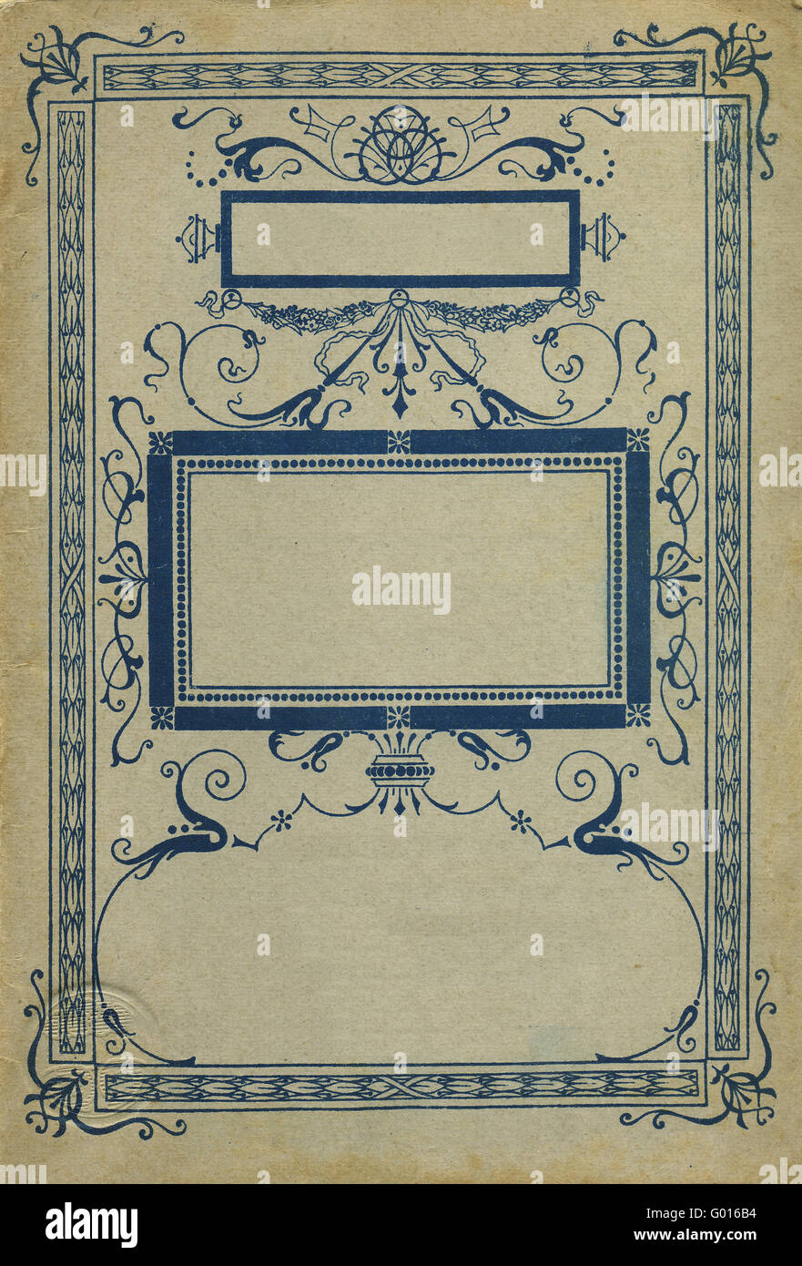 vintage paper frame Stock Photo - Alamy