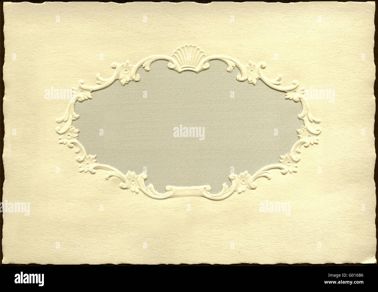 vintage paper frame Stock Photo - Alamy