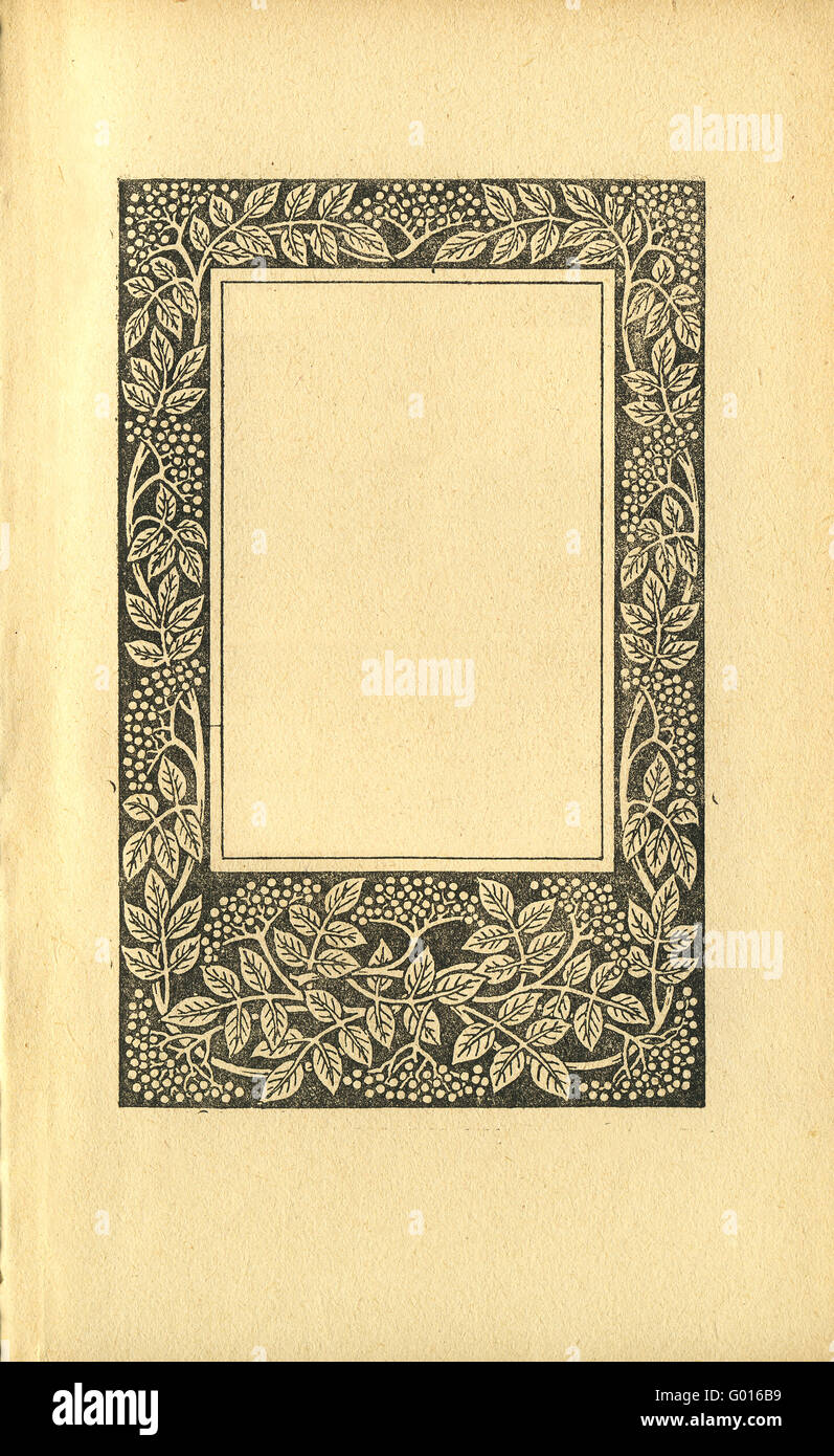 vintage paper frame Stock Photo - Alamy
