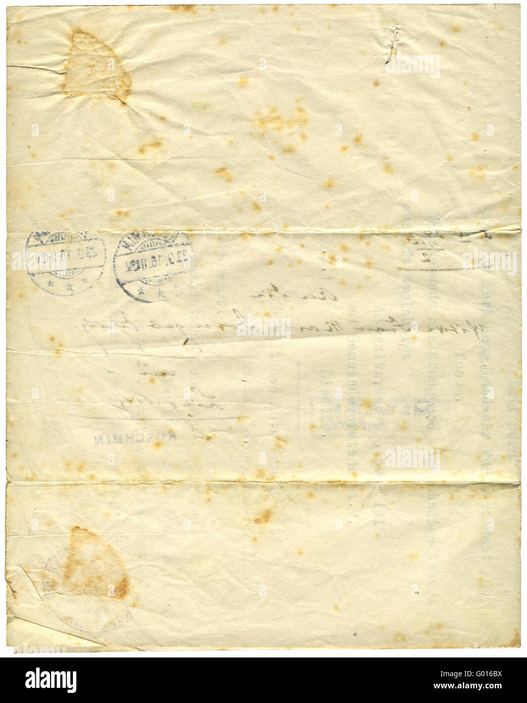 vintage paper frame Stock Photo - Alamy