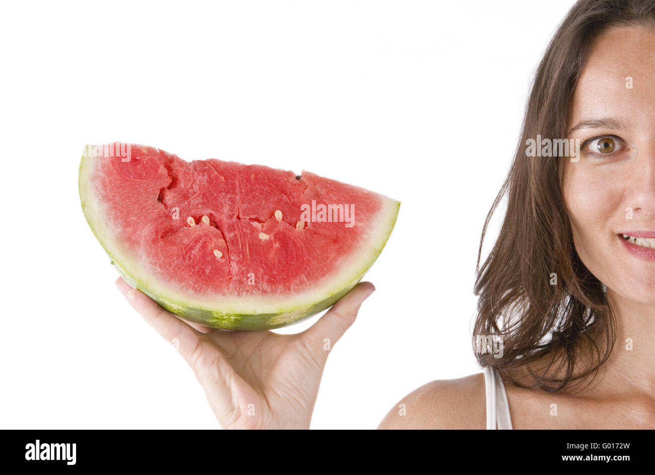 Watermelon teeth hi-res stock photography and images - Alamy