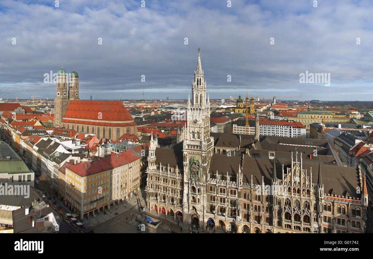 Munich capital city bavaria skyline hi-res stock photography and images ...