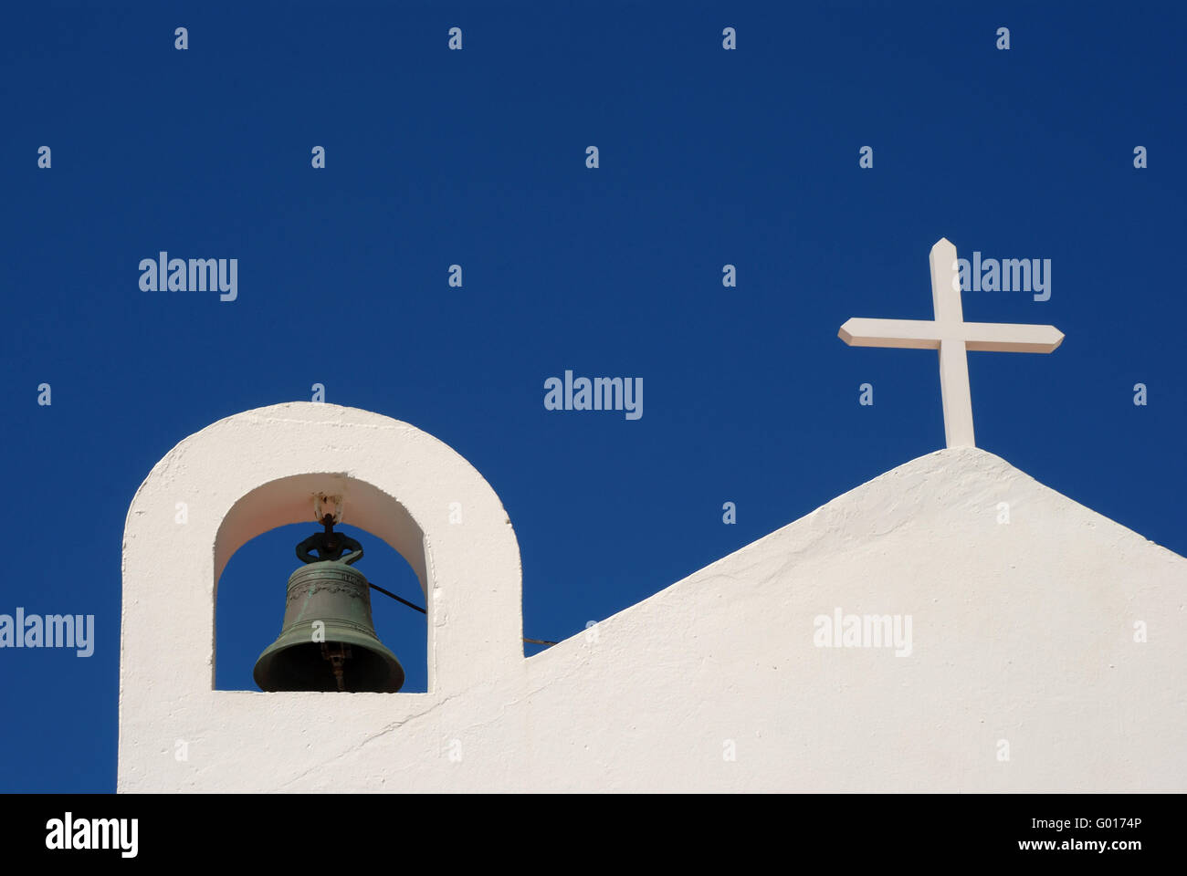 bell and cross Stock Photo - Alamy