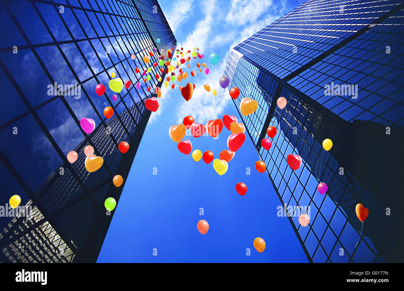 Happy Blue Sky Stock Photo - Alamy